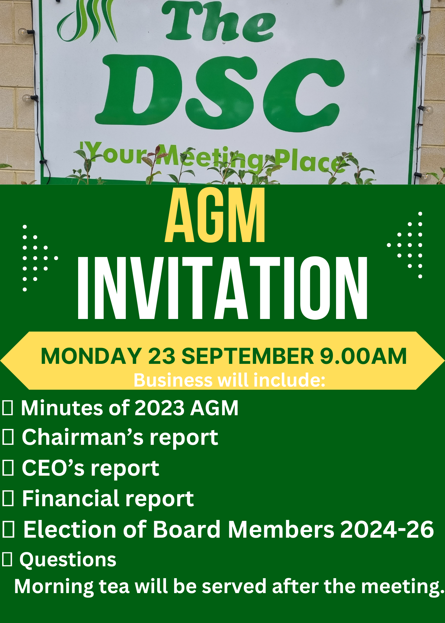 Events - The Donald Simpson Centre